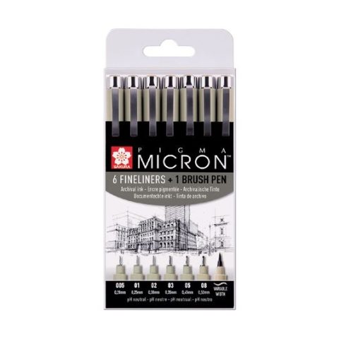 Tekeningen maken met fineliners - Webshop Druk en Vorm